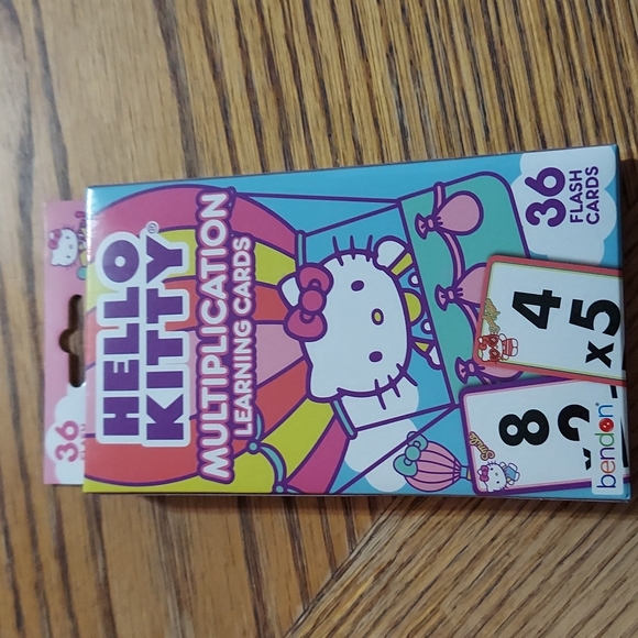 Hello Kitty | Toys | Hello Kitty Multiplication Flash Cards | Poshmark